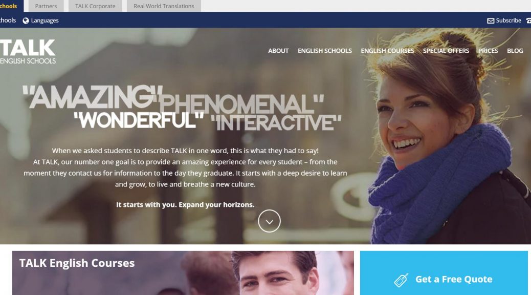 TALK English School（トーク イングリッシュ スクール）【2020年度版】 - 海外留学のワールドアベニュー